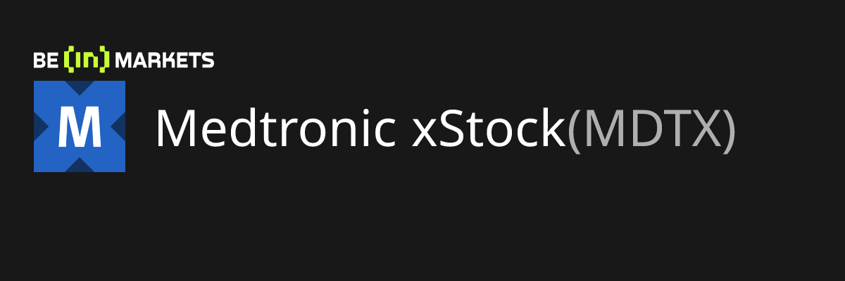 Medtronic xStock (MDTX) información de precios, capitalización de ...