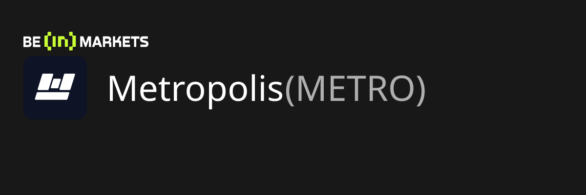 Metropolis (METRO) Price, MarketCap, Charts and Fundamentals Info ...