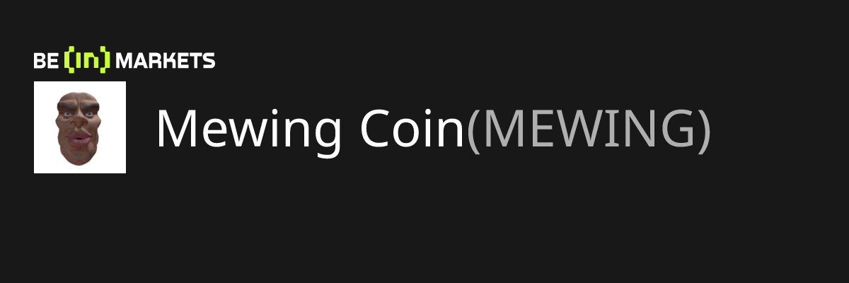 Mewing Coin (MEWING) Price, MarketCap, Charts and Fundamentals Info ...