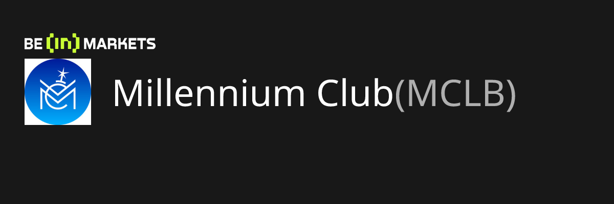 Millennium Club (MCLB) Price, MarketCap, Charts and Fundamentals Info ...