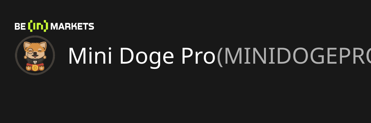 Курс Mini Doge Pro (MINIDOGEPRO) к доллару на сегодня, цена ...