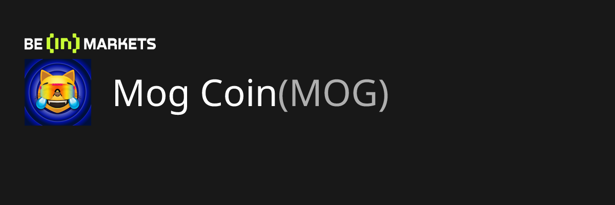 Mog Coin (MOG) Price, MarketCap, Charts and Fundamentals Info - BeInCrypto