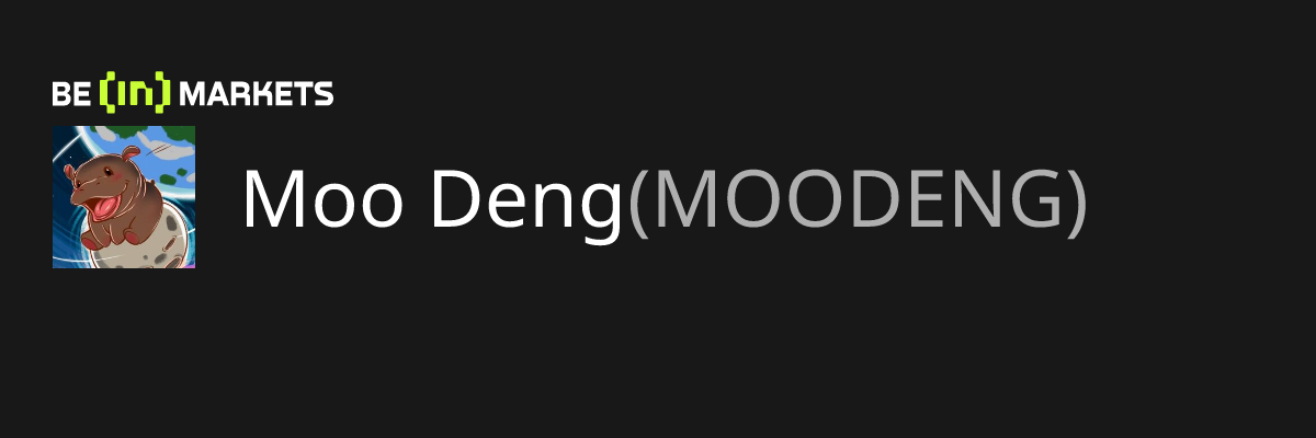 Moo Deng (MOODENG) Price, MarketCap, Charts and Fundamentals Info ...