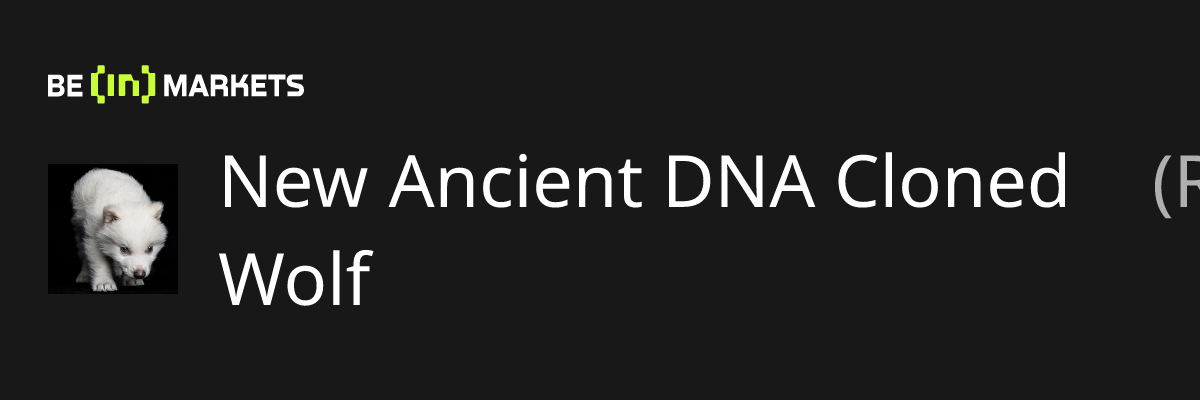 New Ancient DNA Cloned Wolf (REMUS) Harga, Kapitalisasi Pasar, Info ...