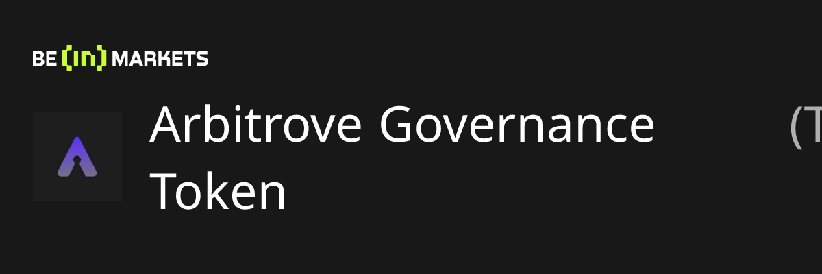 Arbitrove Governance Token (TROVE) 價格、市值、圖表和基本面資訊 - BeInCrypto