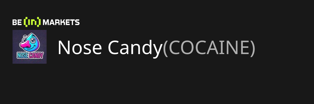 Nose Candy (COCAINE) Informações sobre preço, MarketCap, gráficos e ...