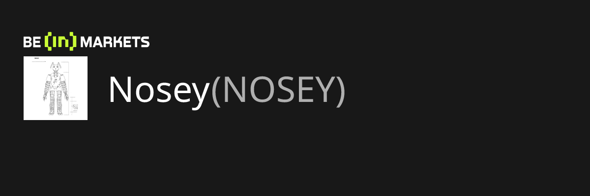 Nosey (NOSEY) Informações sobre preço, MarketCap, gráficos e ...