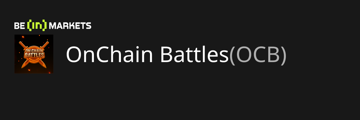 OnChain Battles (OCB) السعر ورأس المال السوقي والمخططات البيانية ...