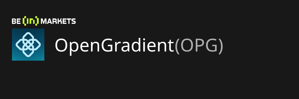 OpenGradient (OPG) 가격, 마켓캡, 차트 및 펜더멘털 정보 - BeinCrypto Korea
