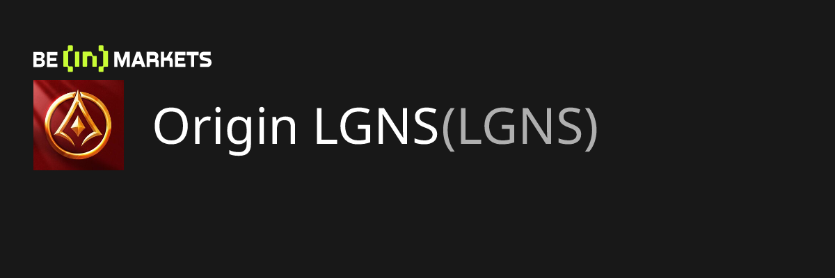 Origin LGNS (LGNS) Price, MarketCap, Charts and Fundamentals Info - BeInCrypto