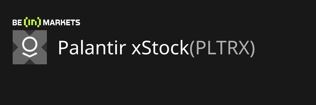 Palantir xStock (PLTRX) Cena, kapitalizacja, wykresy i podstawowe ...