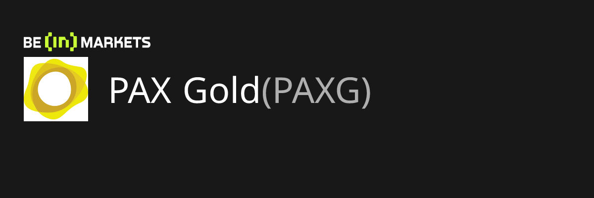 PAX Gold (PAXG) 価格, 時価総額, 図表およびファンダメンタルズ情報 - BeInCrypto Japan