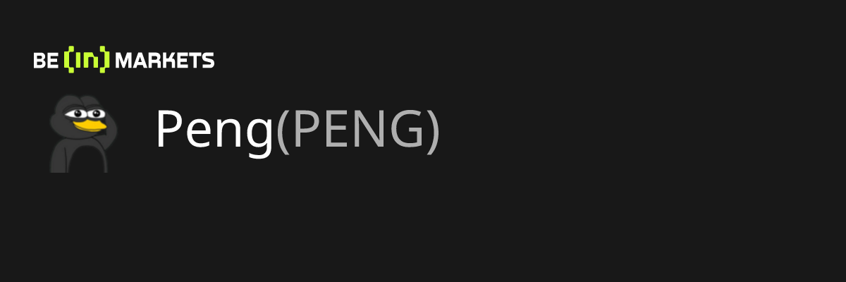 Peng (PENG) información de precios, capitalización de mercado, gráficos ...