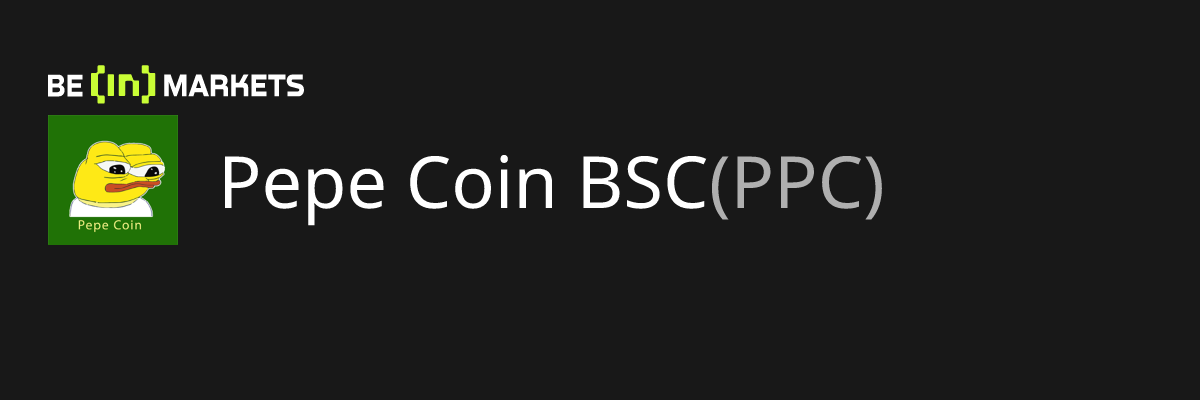 Pepe Coin BSC (PPC) Price, MarketCap, Charts and Fundamentals Info ...