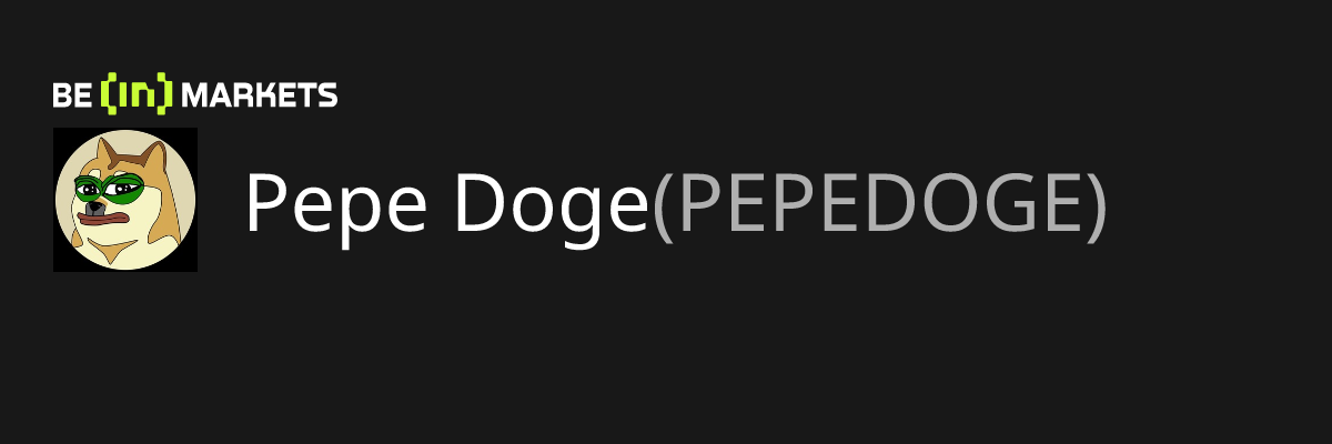 Pepe Doge (PEPEDOGE) Price, MarketCap, Charts and Fundamentals Info ...