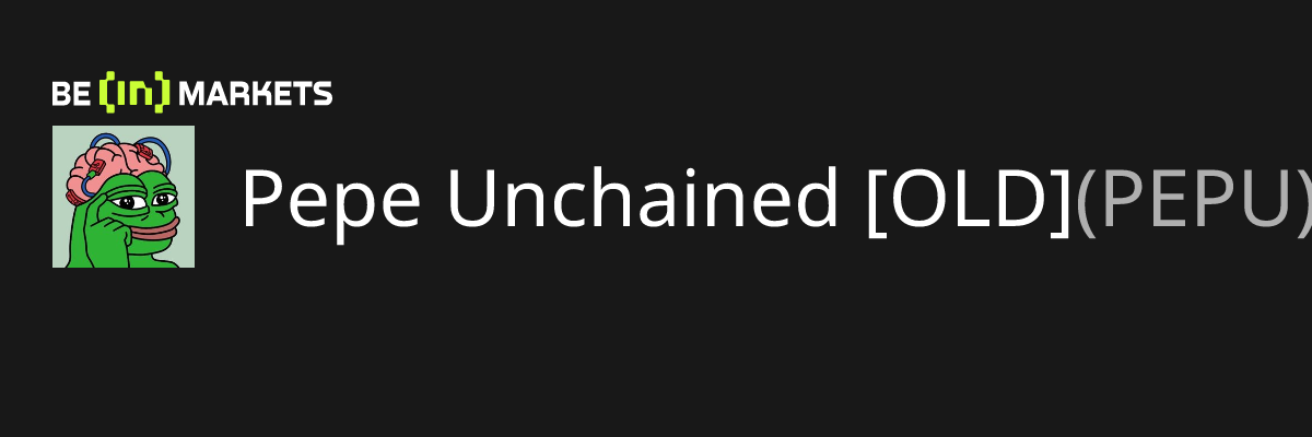 Pepe Unchained [OLD] (PEPU) Price, MarketCap, Charts and Fundamentals ...