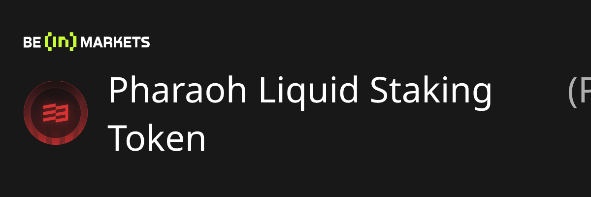 Pharaoh Liquid Staking Token (P33) Cena, kapitalizacja, wykresy i ...
