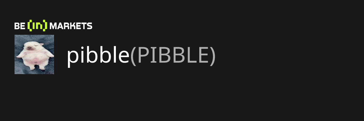 pibble (PIBBLE) información de precios, capitalización de mercado ...