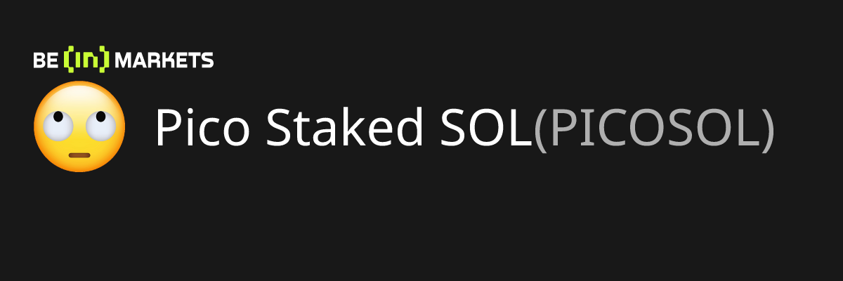 Pico Staked SOL (PICOSOL) 價格、市值、圖表和基本面資訊 - BeInCrypto