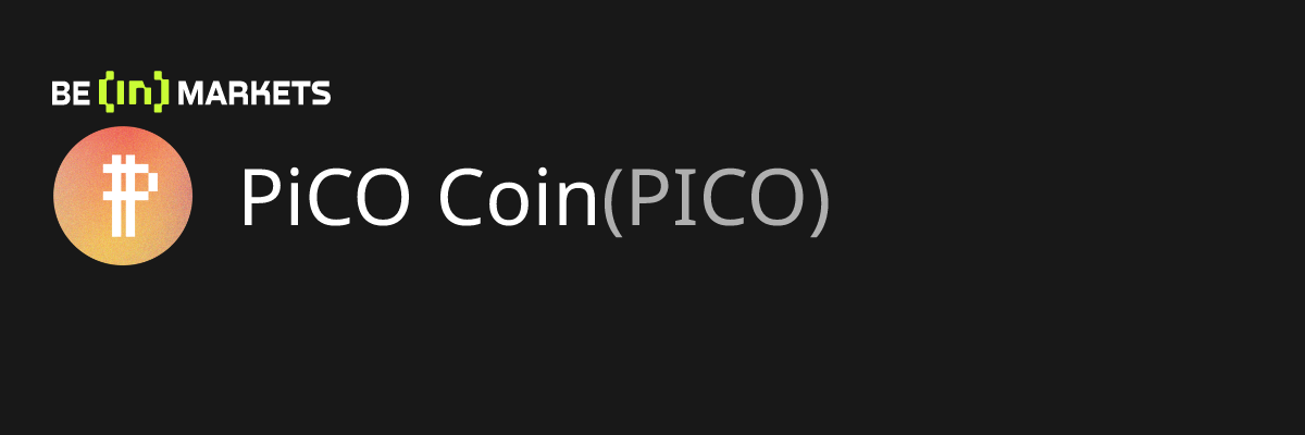PiCO Coin () Price, MarketCap, Charts and Fundamentals Info - BeInCrypto