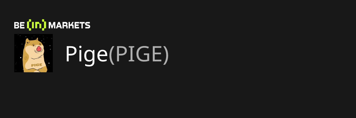 Pige (PIGE) Price, MarketCap, Charts and Fundamentals Info - BeInCrypto