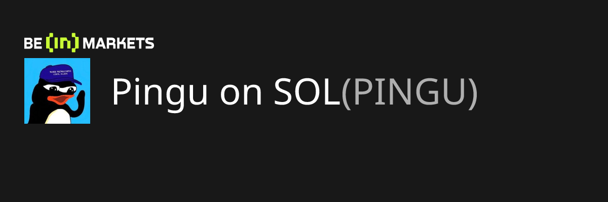 Pingu on SOL (PINGU) Price, MarketCap, Charts and Fundamentals Info ...