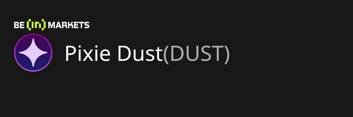 Cours du Pixie Dust (DUST) : Prix, Informations fondamentales ...