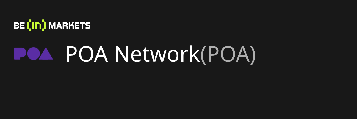 POA Network (POA) Price, MarketCap, Charts and Fundamentals Info ...