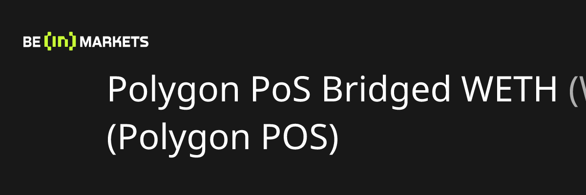 Polygon PoS Bridged WETH (Polygon POS) (WETH) Price, MarketCap, Charts ...