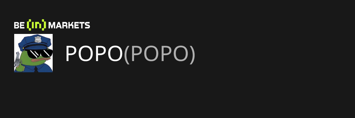 POPO (POPO) información de precios, capitalización de mercado, gráficos ...