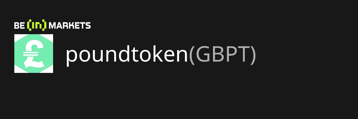poundtoken (GBPT) Price, MarketCap, Charts and Fundamentals Info - BeInCrypto