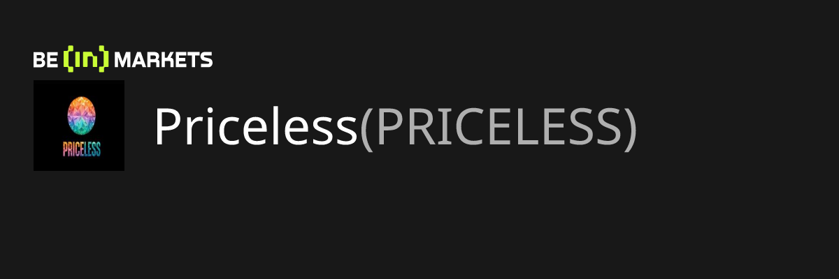 Priceless (PRICELESS) Price, MarketCap, Charts and Fundamentals Info ...