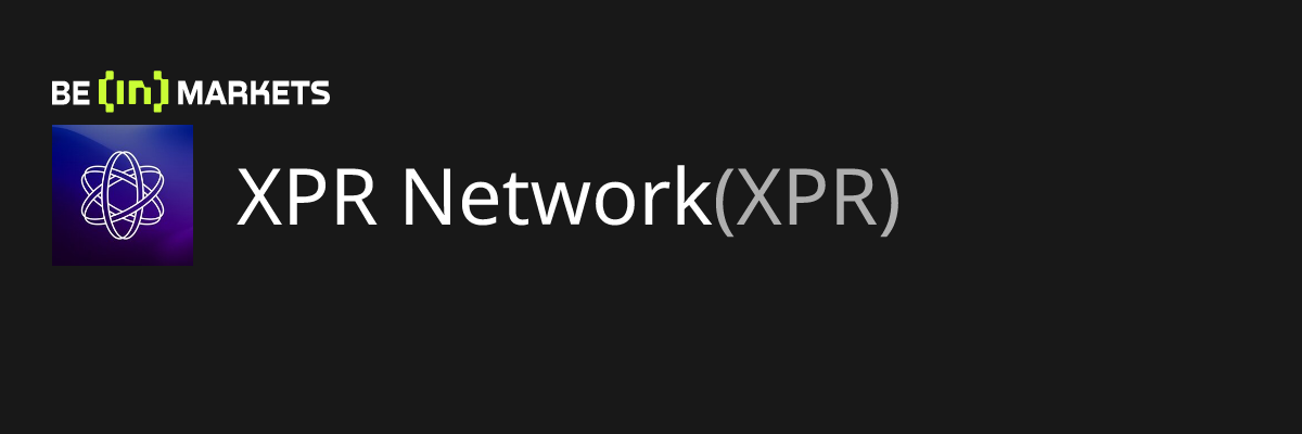 XPR Network (XPR) Price, MarketCap, Charts and Fundamentals Info ...