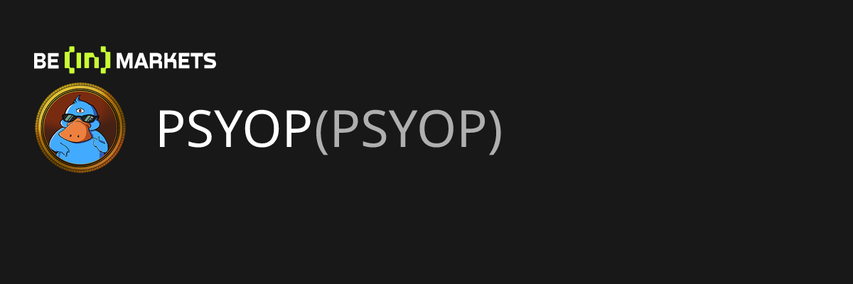 PSYOP (PSYOP) Price, MarketCap, Charts and Fundamentals Info - BeInCrypto