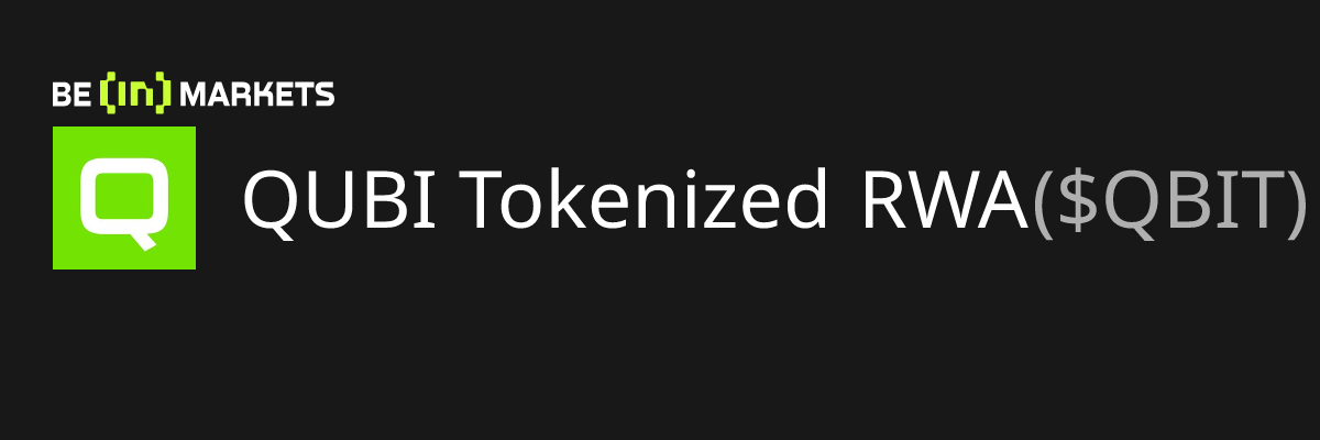 QUBI Tokenized RWA ($QBIT) Price, MarketCap, Charts and Fundamentals ...