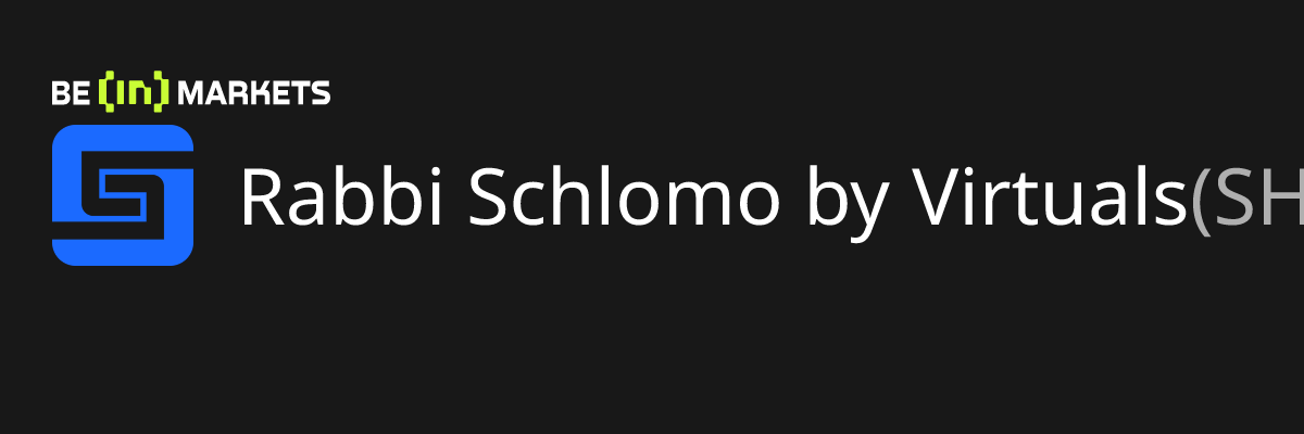 Rabbi Schlomo by Virtuals (SHEKEL) Price, MarketCap, Charts and ...
