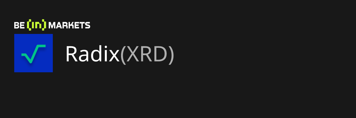 Radix (XRD) Price, MarketCap, Charts and Fundamentals Info - BeInCrypto