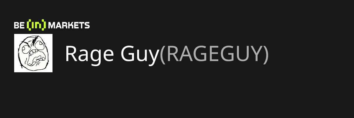 Rage Guy (RAGEGUY) información de precios, capitalización de mercado ...