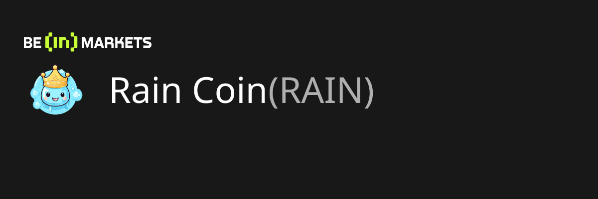 Rain Coin (RAIN) Price, MarketCap, Charts and Fundamentals Info ...