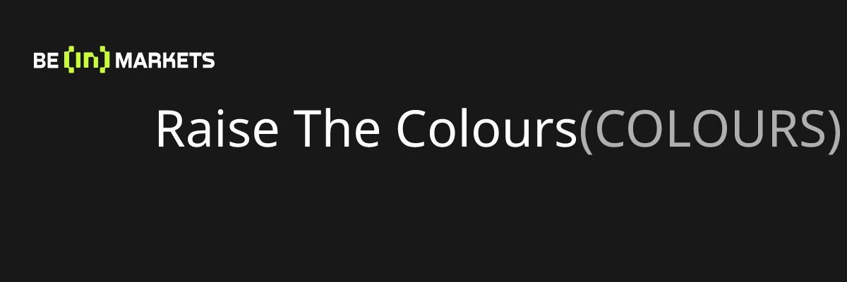 Raise The Colours (COLOURS) koers, marktkapitalisatie, grafieken en ...