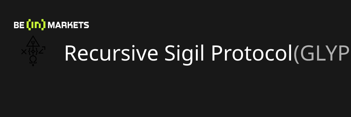 Recursive Sigil Protocol (GLYPH) Pris, Marknadskapitel, Diagram och Information - BeInCrypto Sweden