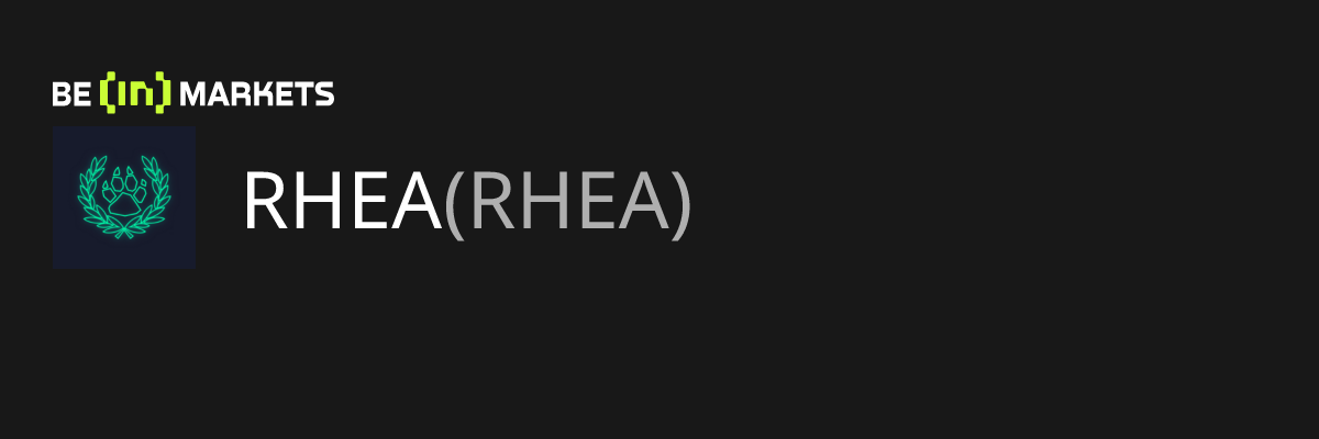 RHEA (RHEA) Price, MarketCap, Charts and Fundamentals Info - BeInCrypto
