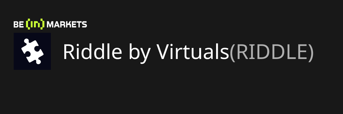 Riddle by Virtuals (RIDDLE) Price, MarketCap, Charts and Fundamentals ...