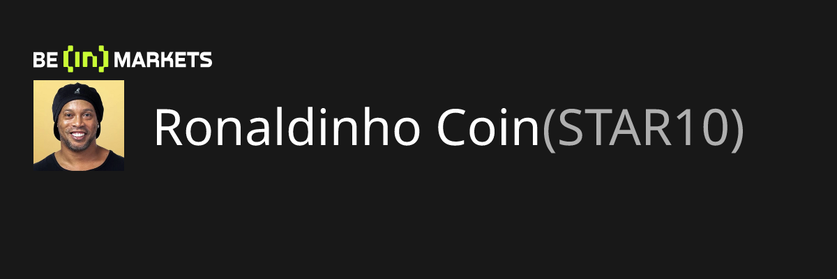 Ronaldinho Coin (STAR10) Price, MarketCap, Charts and Fundamentals Info ...