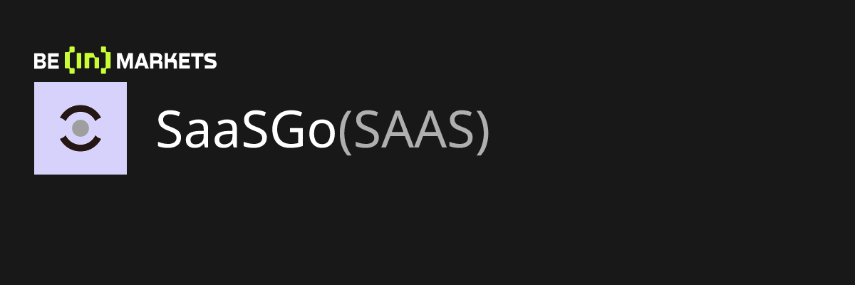 SaaSGo (SAAS) 価格, 時価総額, 図表およびファンダメンタルズ情報 - BeInCrypto Japan