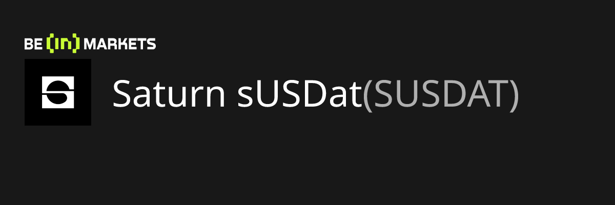 Saturn sUSDat (SUSDAT) Price, MarketCap, Charts and Fundamentals Info ...