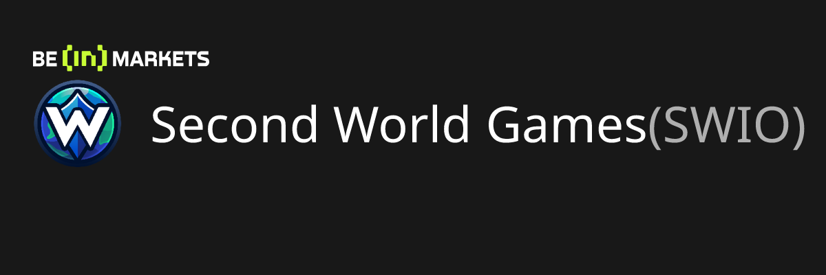 Second World Games (SWIO) 価格, 時価総額, 図表およびファンダメンタルズ情報 - BeInCrypto Japan