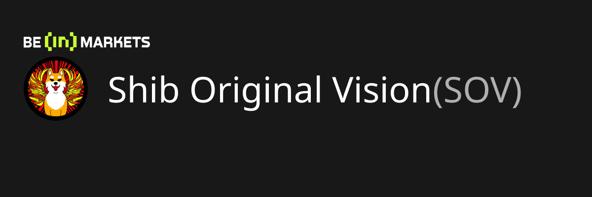 Shib Original Vision (SOV) Price, MarketCap, Charts and Fundamentals ...