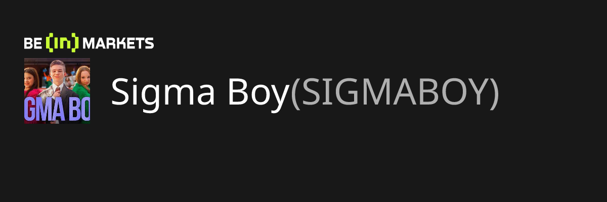 Sigma Boy (SIGMABOY) información de precios, capitalización de mercado ...