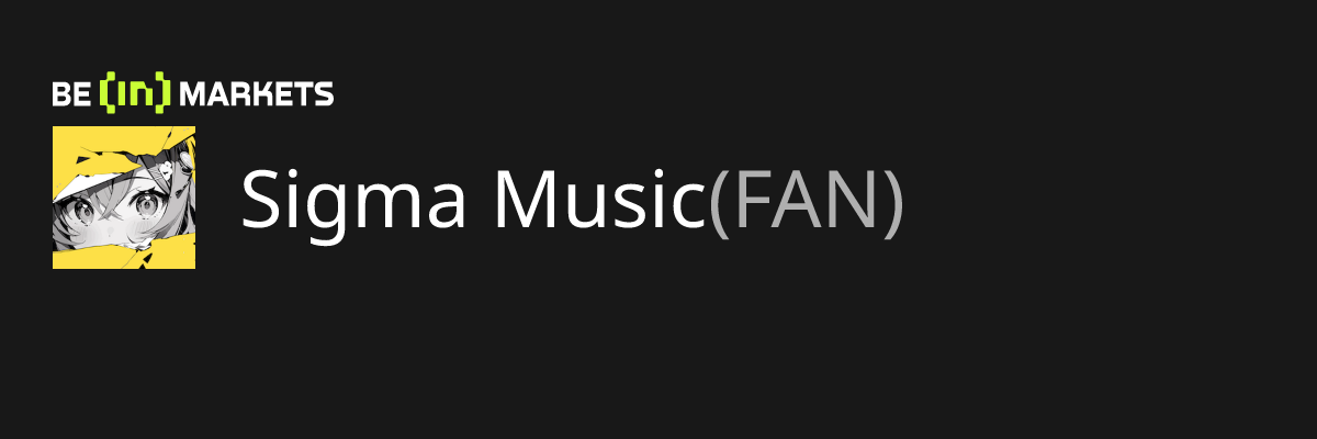 Sigma Music (FAN) 価格, 時価総額, 図表およびファンダメンタルズ情報 - BeInCrypto Japan